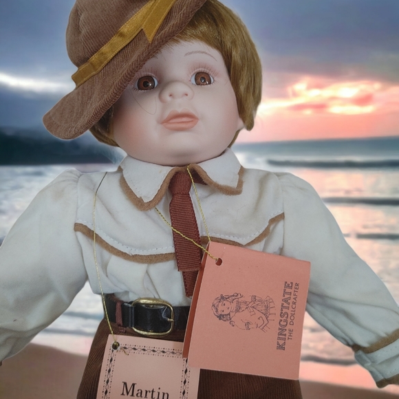 kingstate | Toys | Porcelain Doll Martin Rare New Collectible | Poshmark